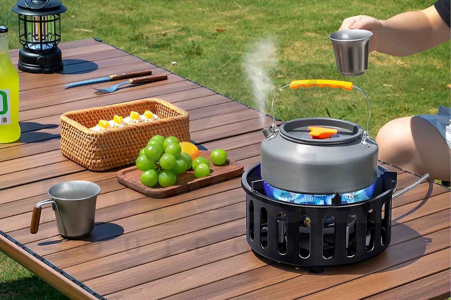 MY💕READY STOCK💕Camping Stove Portable Seven Star Stove Set 19800W Large ...