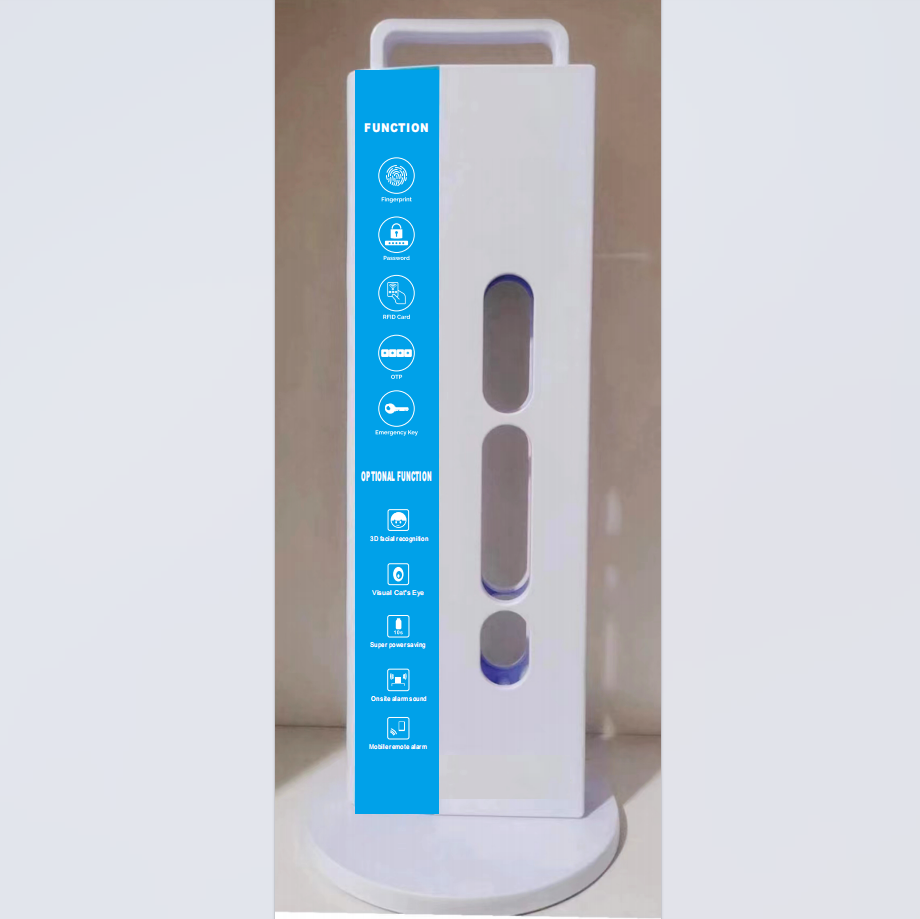 Smart door lock display stand Fingerprint lock lock stand rotate 360 ...
