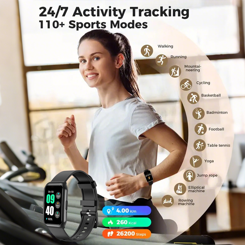 H1 Smartband | 1.45 inch Screen display | Smartwatch | Bluetooth Call ...