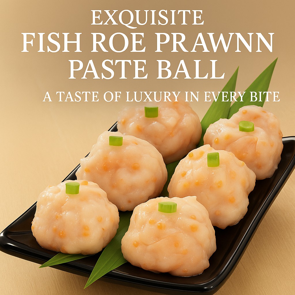 FISH ROE PRAWN PASTE BALL 鱼籽滑虾球 冷冻食品 （荤食）500G | Shopee Malaysia