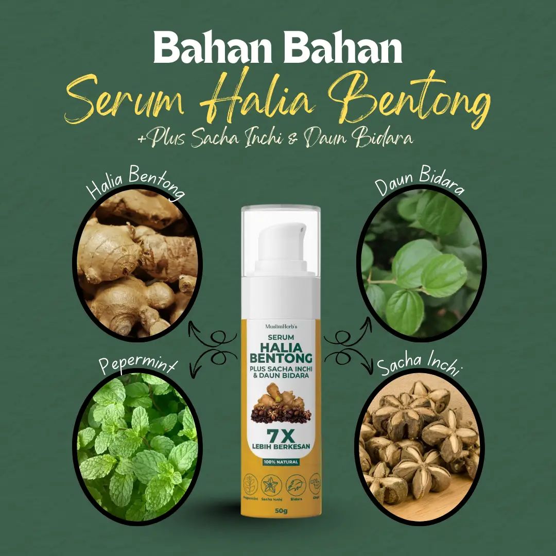[🔥ORIGINAL🔥] MUSLIM HERB’S SERUM HALIA BENTONG | HILANGKAN LENGUH ...