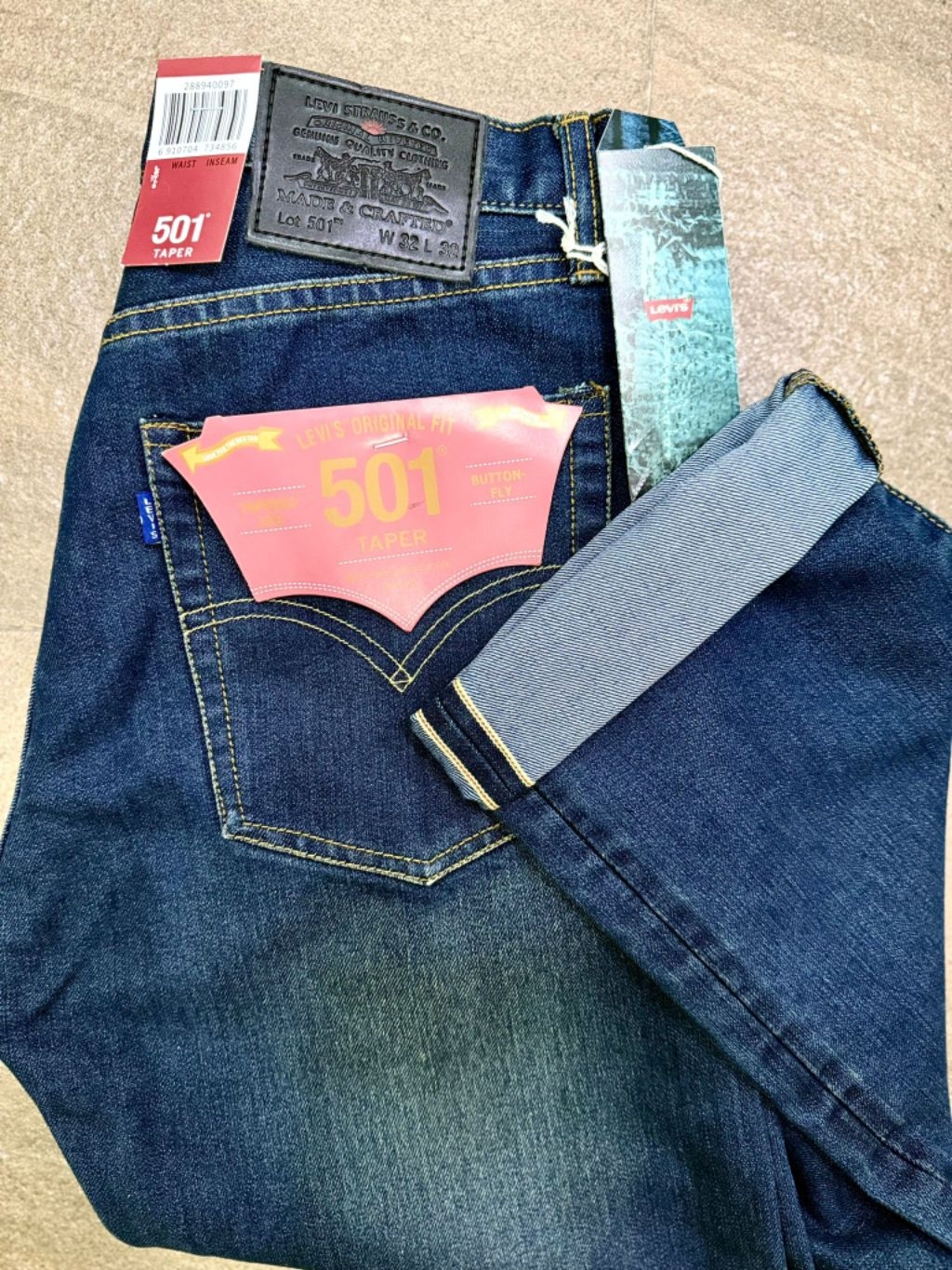 men jeans 13oz kepala kain straight cut kain lusuh Dan lembut | Shopee ...