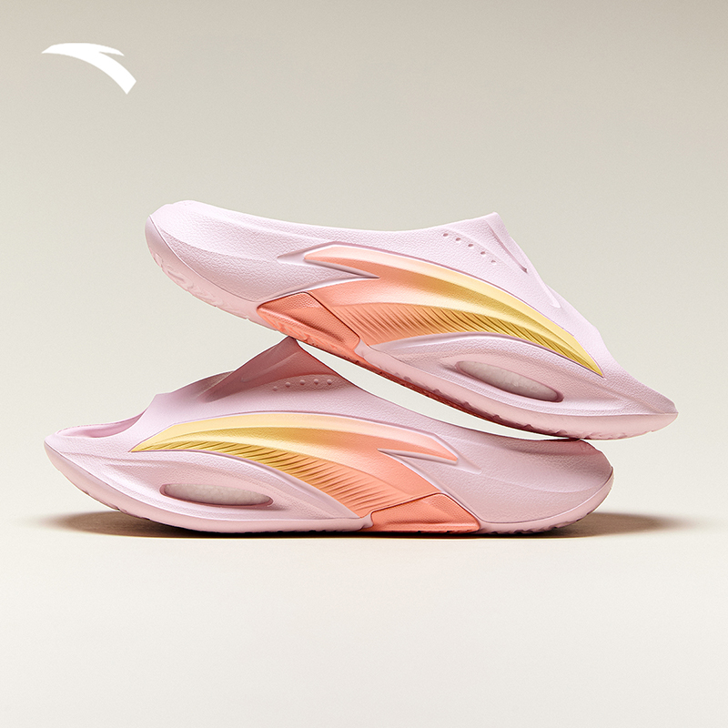 ANTA Men Nitrogen Bubble Basketball Slippers 9125B1808S-3 -Pink/Orange ...