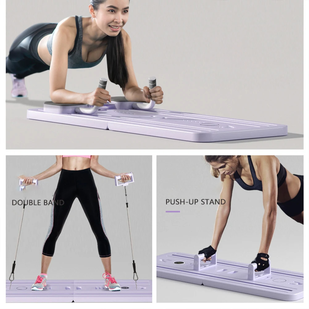 Abdominal Exercise Board Push Up Board Automatic Rebound Full-Body ...