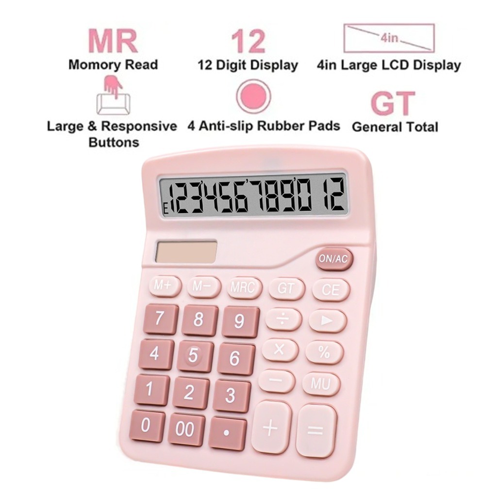 Kids Large Display Cute Calculator Solar Scientific Calculator Children ...