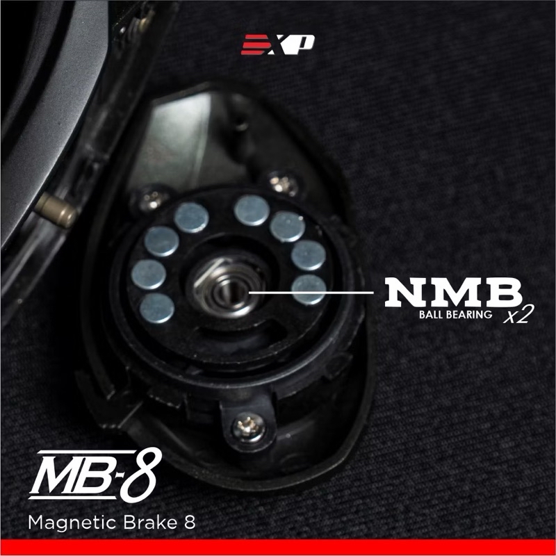 EXP LEGGERA Carbon 81 LS+ Baitcast Fishing Reel BC Baitcasting BFS UL ...