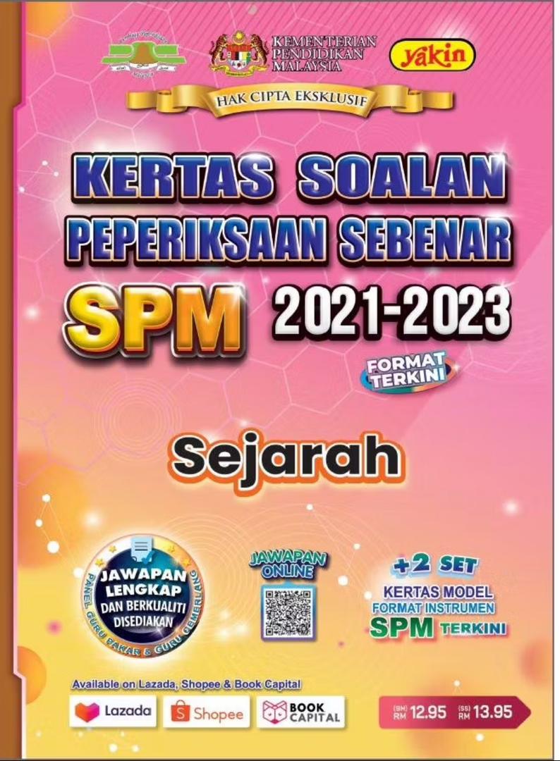 [BS] Yakin - Edisi 2024 Past Year SPM 2021-2023 Kertas Soalan Peperiksaan Sebenar SPM 2024 ...