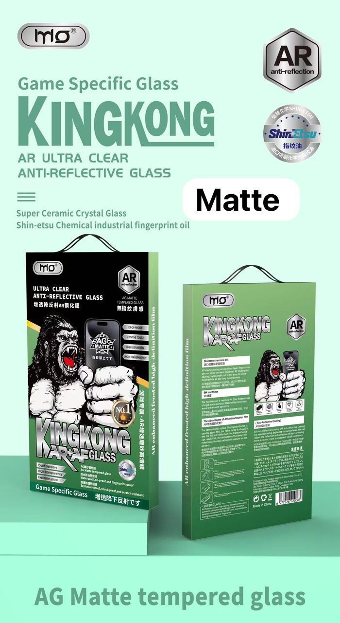KING KONG 088 3D 4D HD Matte Privacy Full Screen Tempered Glass Screen ...