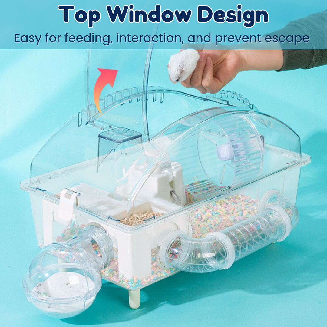 Hamster Dynamic Cage Full Set Hamster cage Sangkar hamster hamster ...