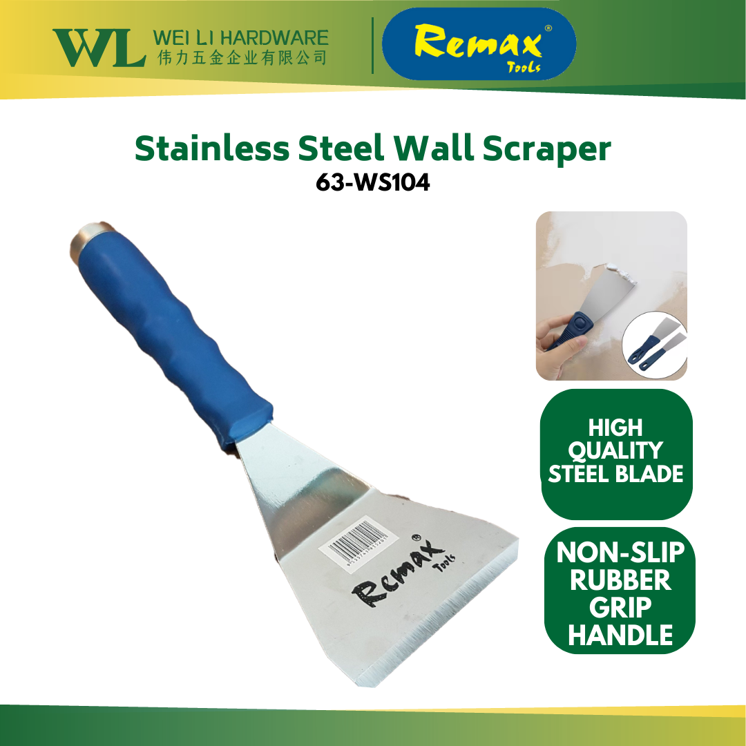 REMAX 4" Stainless Steel Wall Scrape/Wall Scraper/Putty Knife ...
