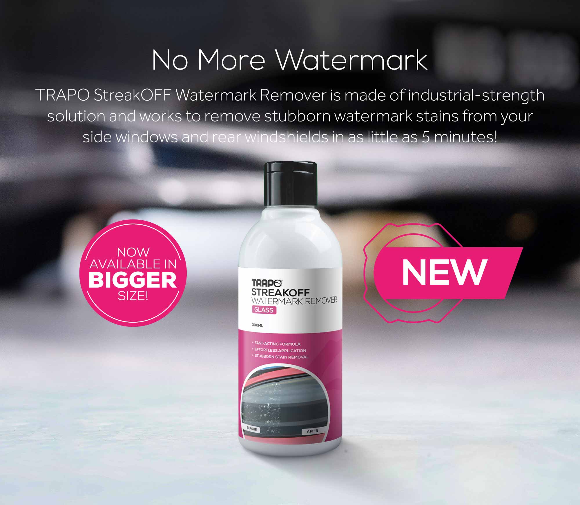 Trapo StreakOFF Car Glass Watermark Remover (Glass Watermark ...