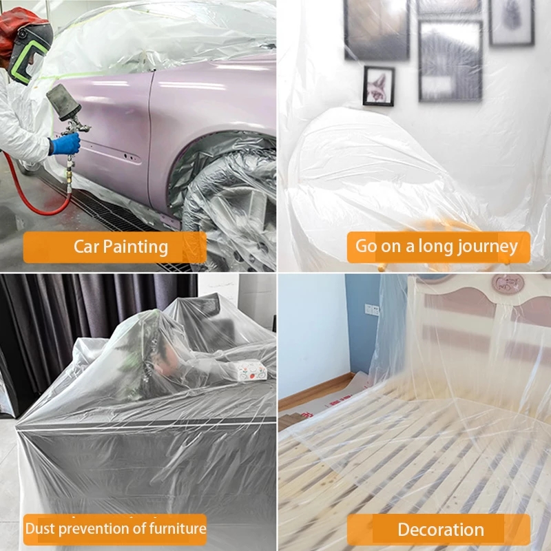 Large Size Disposable Furniture Dust Cover Painting Protection Covering ...