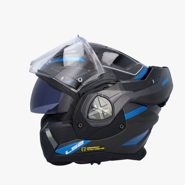 LS2 FF901 ADVANT X SPECTRUM BLACK TITAN BLUE MODULAR HELMET | Shopee ...