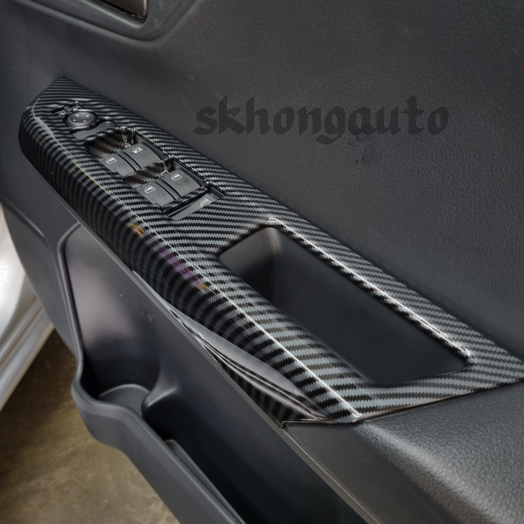 perodua axia new 2023-2024+ car window switch panel frame cover garnish ...