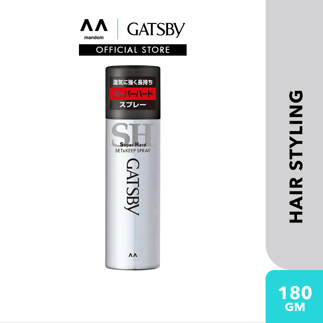 [Bundle Deal] GATSBY Set & Keep Spray Super Hard 180gm | Shopee Malaysia