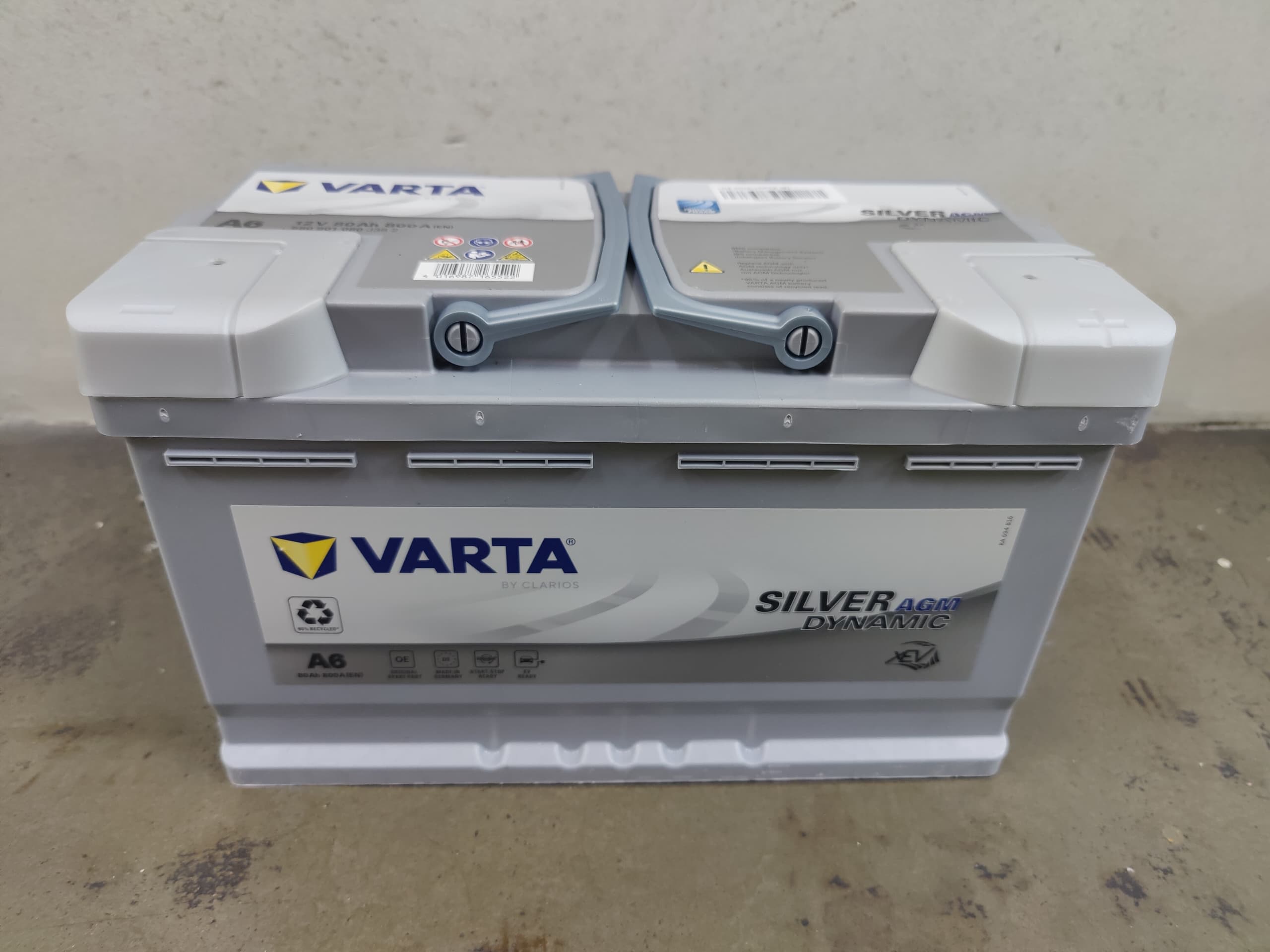 [ Installation Provided ] DIN80L - LN4 Varta Silver Dynamic AGM (Made In Korea) Car Battery ...