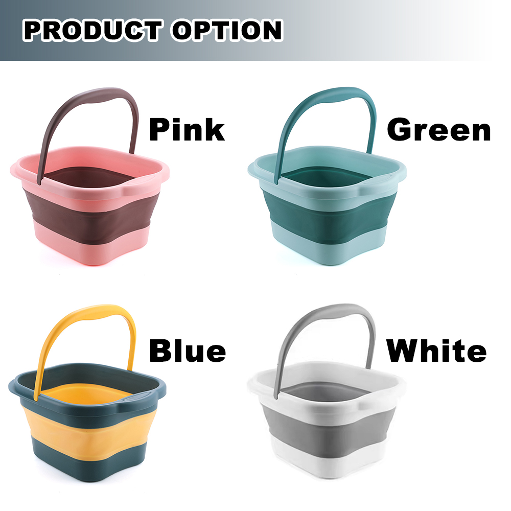 Worthbuy Foldable Foot Bath Bucket Soak Massage Bucket Foot Spa Foot ...