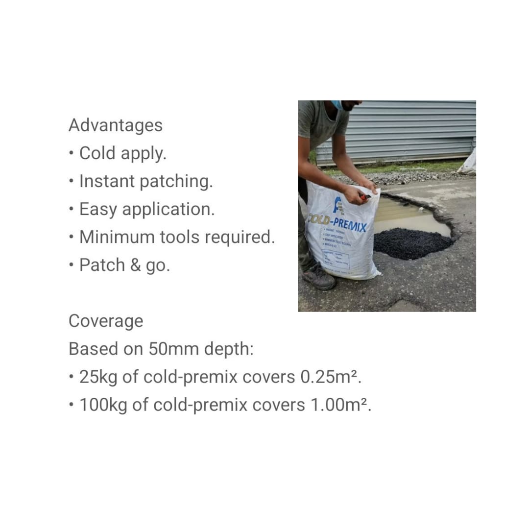All weather Cold Road Premix 25KG BAG cold mix Asphalt Turap Jalan ...