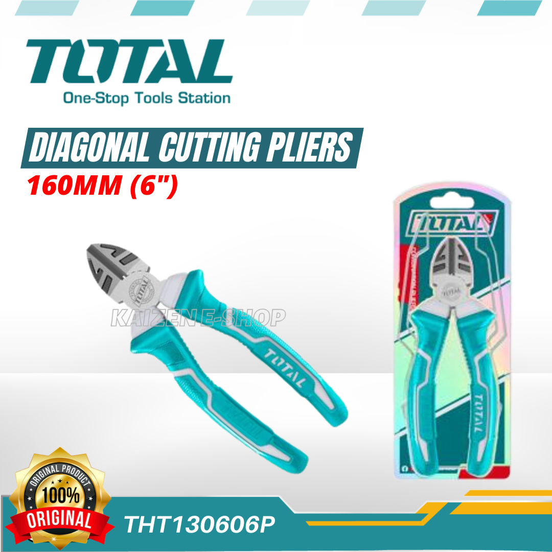 TOTAL THT130606P Diagonal Cutting Pliers 6" | Shopee Malaysia