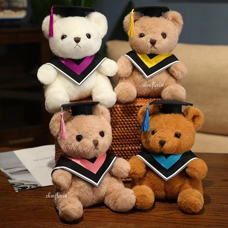 Cute Graduation Convocation Bear Plush Teddy Bear Plush Brown Convo ...