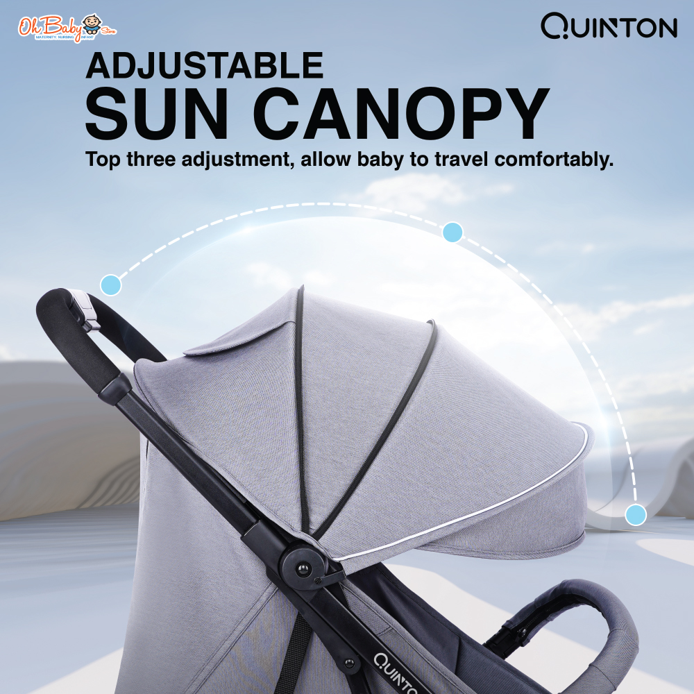 Quinton Light+ Auto Fold Stroller (0-22kg) | Shopee Malaysia
