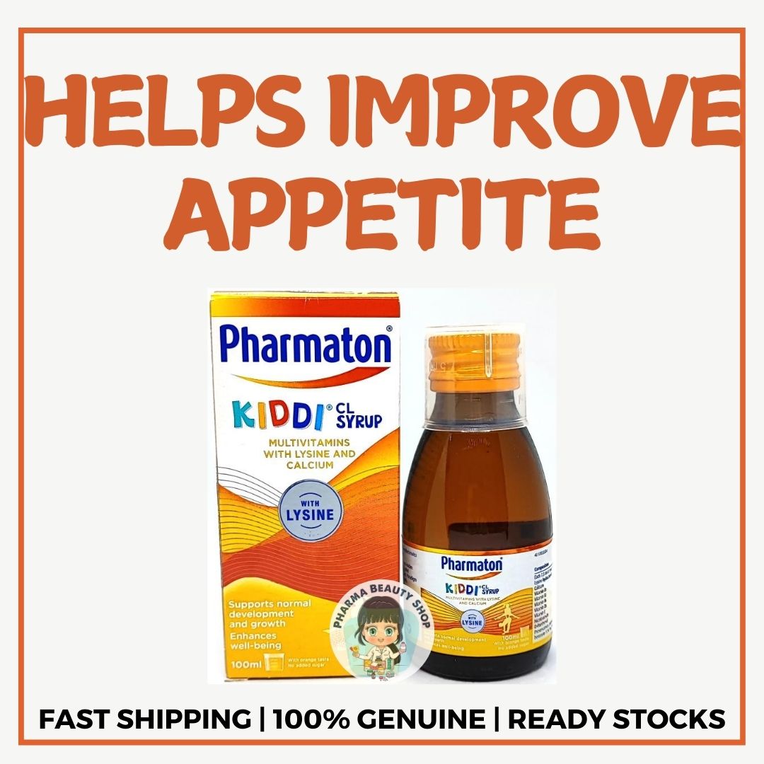 Pharmaton® Kiddi® CL Syrup(Multivitamin with Lysine & Calcium)-Suitable ...