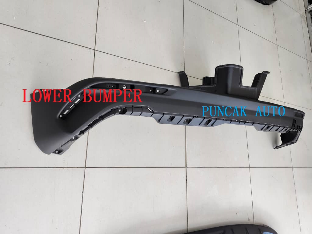 PROTON X50 REAR BUMPER BELAKANG (TOP / LOWER / SKIRT) MATERIAL PP ...