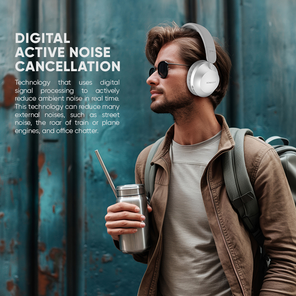 SonicGear AirPhone DNC 3000 Bluetooth 5.4 Digital Active Noise ...