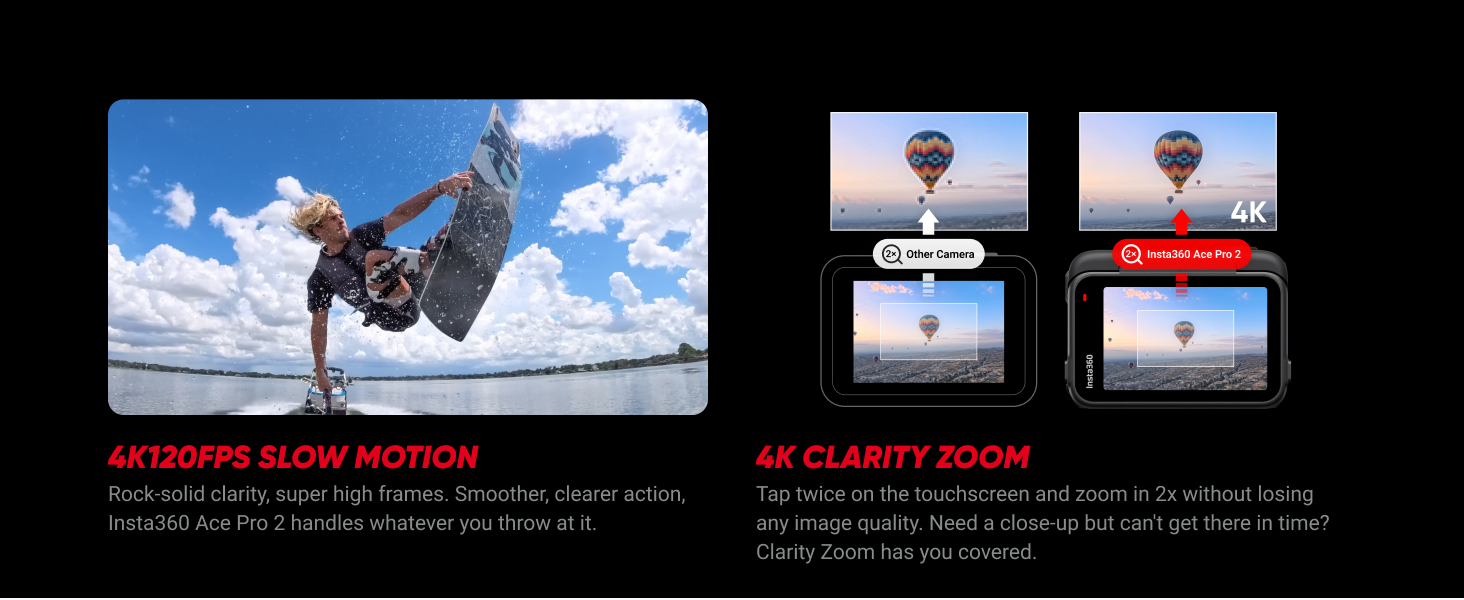 Insta360 Ace Pro 2 8K AI-Powered Action Cam Waterproof Camera Co ...