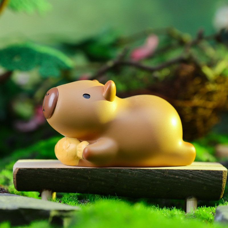 BLIND BOX TOYS CUTE EMOTIONAL CAPYBARA BLIND BOXES FIGURINE HOME TV ...
