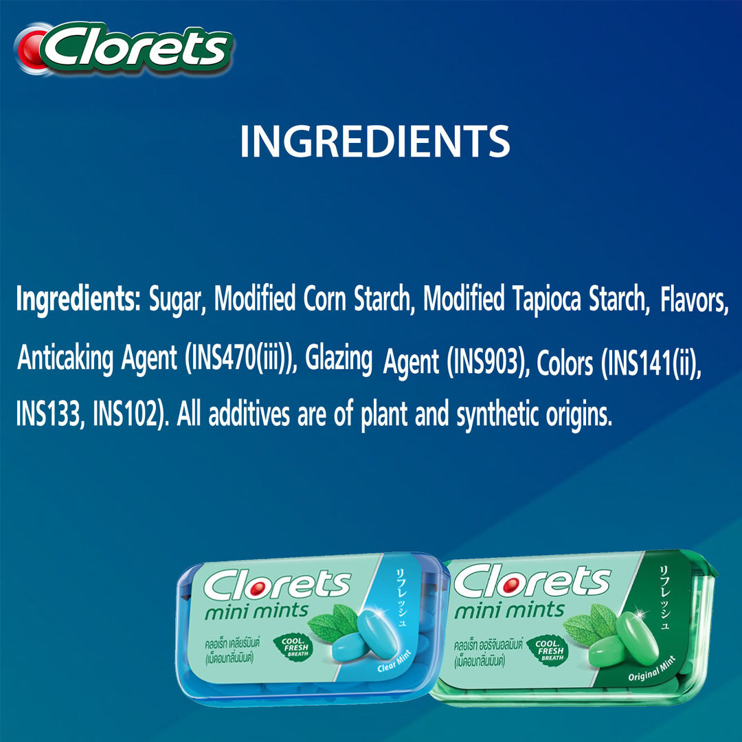 Clorets Mini Mints 12g (Clear Mint/Original Mint) | Shopee Malaysia