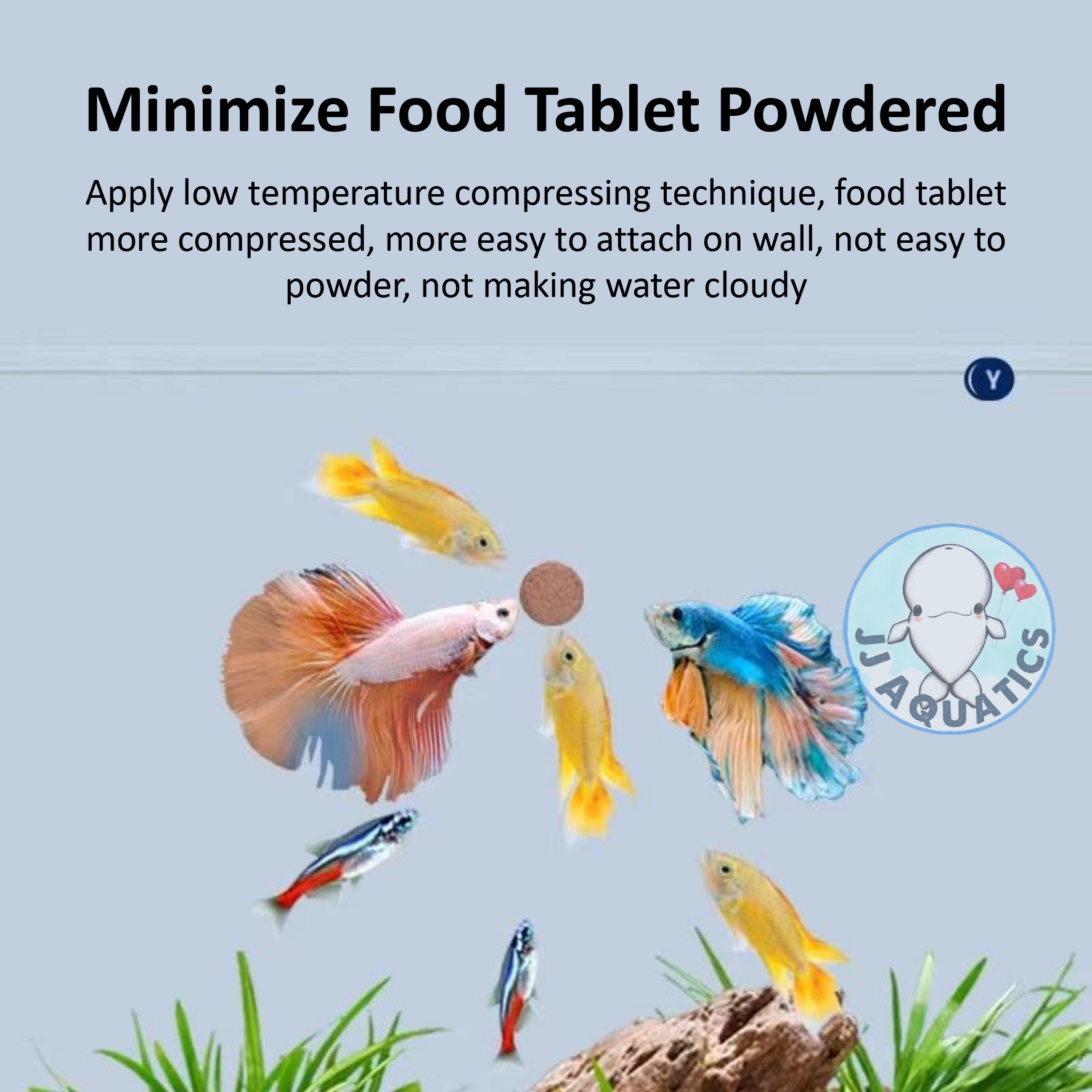 🔥Ready Stock 🔥 YEE 2 in 1 Fish Food Tablet Paster Antarctica Krill ...