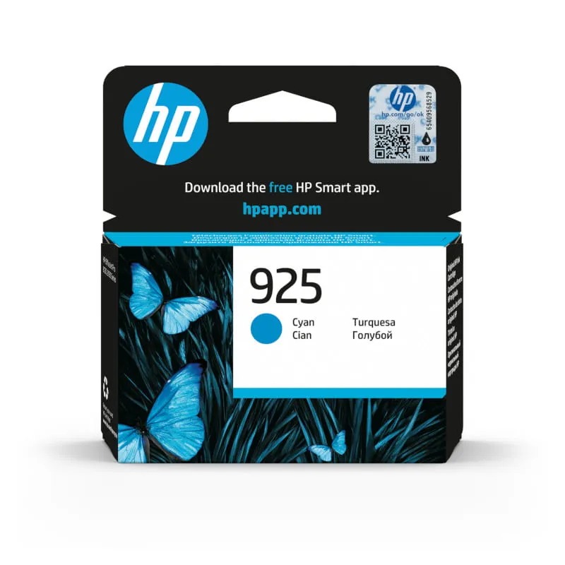 HP 925/925E Ink Cartridge CYAN | Shopee Malaysia