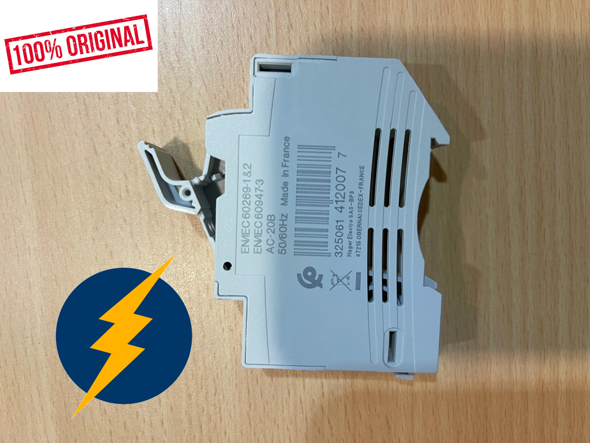 HAGER LSN501 Fuse carrier 1P 32A 690V L38 1M | Shopee Malaysia