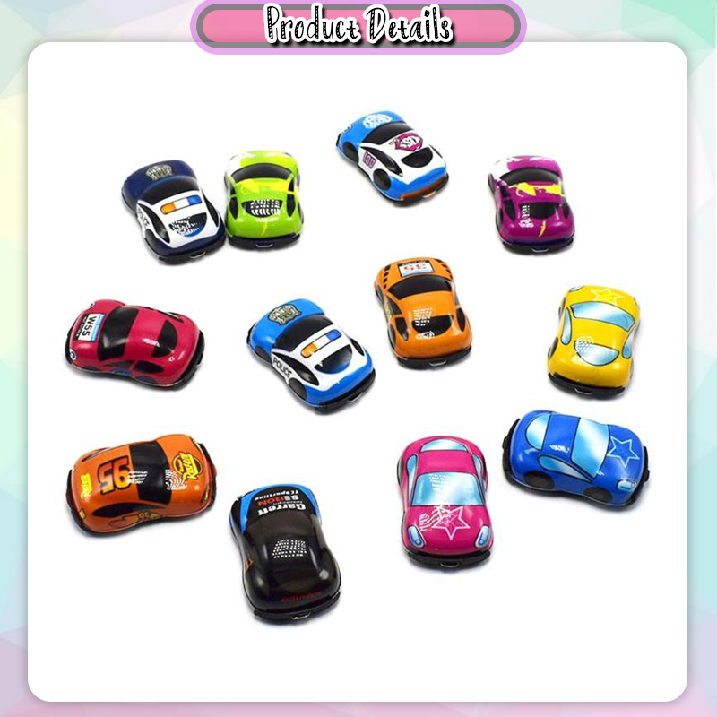 [Little B House] Mini Pull Back Car Toy Mini Toy Car Party Gift For ...