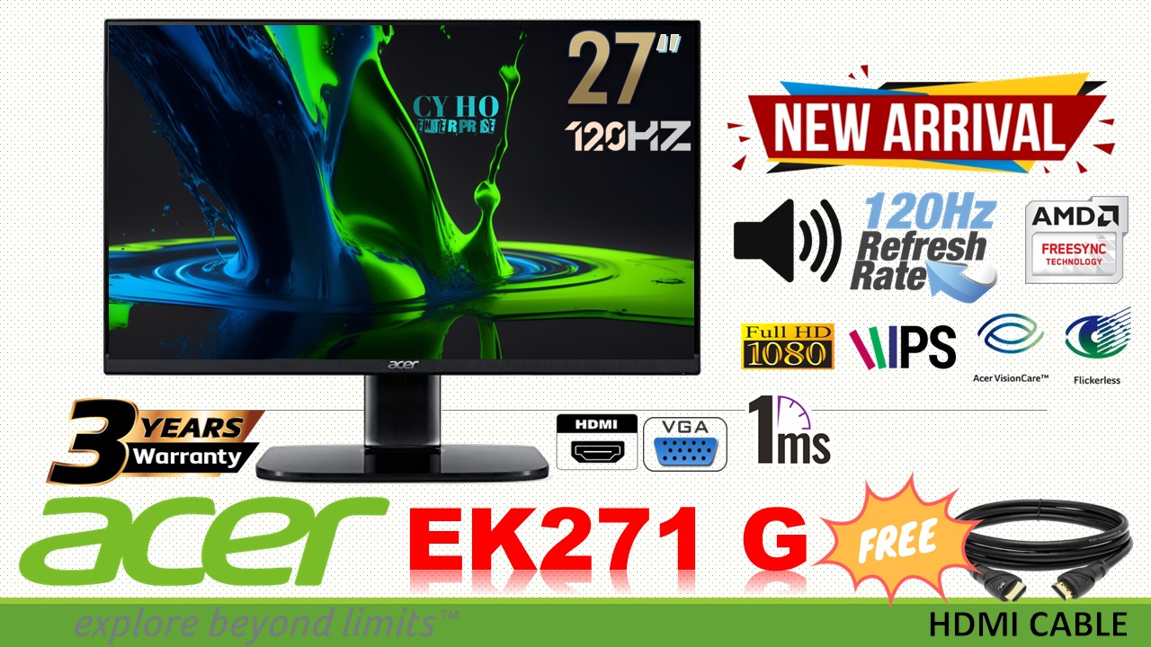 Acer XV270 M3 / ED270R V-CURVED 27"FHD/180hz/1ms/HDR10/ EK271 G 27''FHD ...