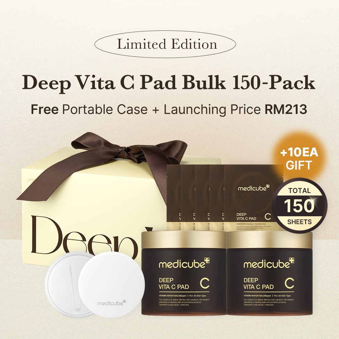 [BOGO 50%] [New Exclusive] Medicube Deep Vita C Pad 150 Pack Gift Set ...