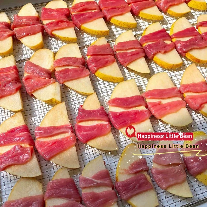 Home Made Dehydrator Chicken Wrapped pear/ Duck Wrapped Pear / Pet ...