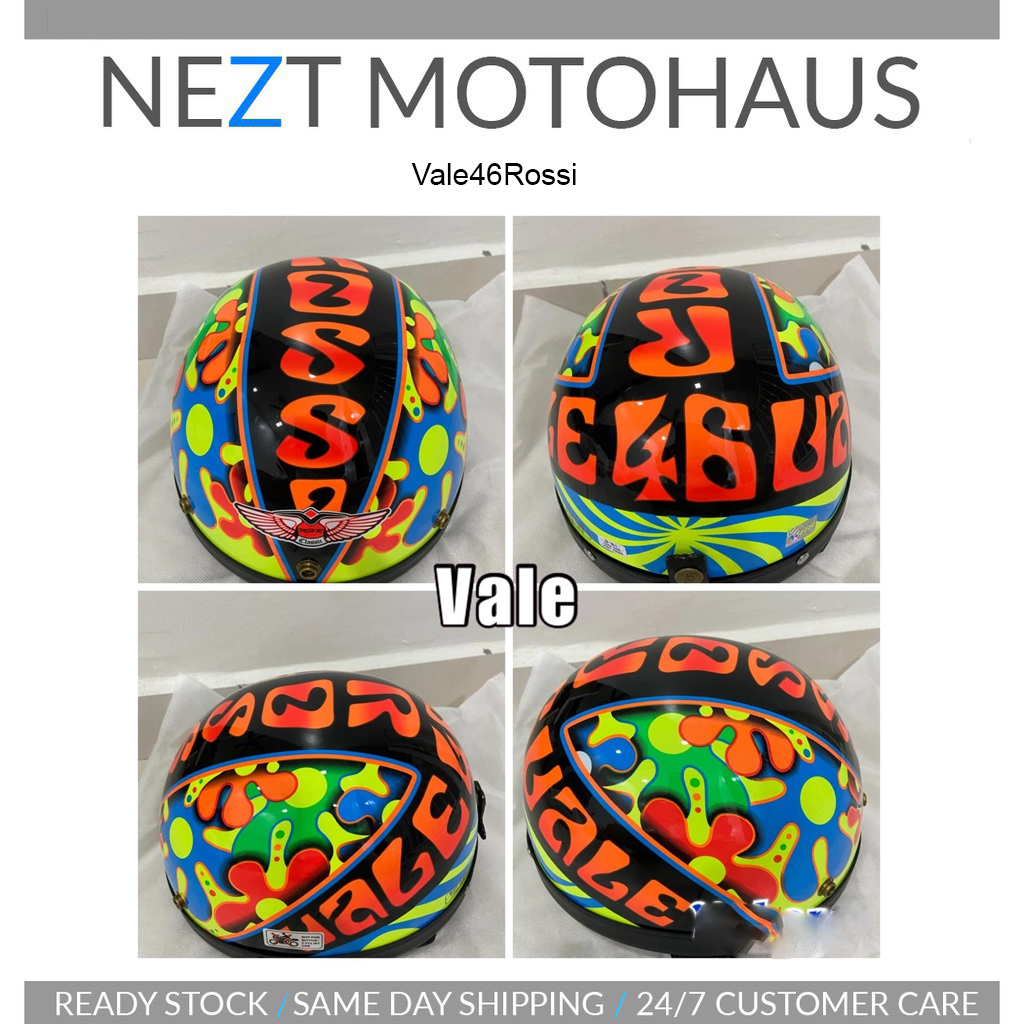ORIGINAL MHR HALFCUT STENG VALE46ROSSI NEW DESIGN GRAPHIC | Shopee Malaysia