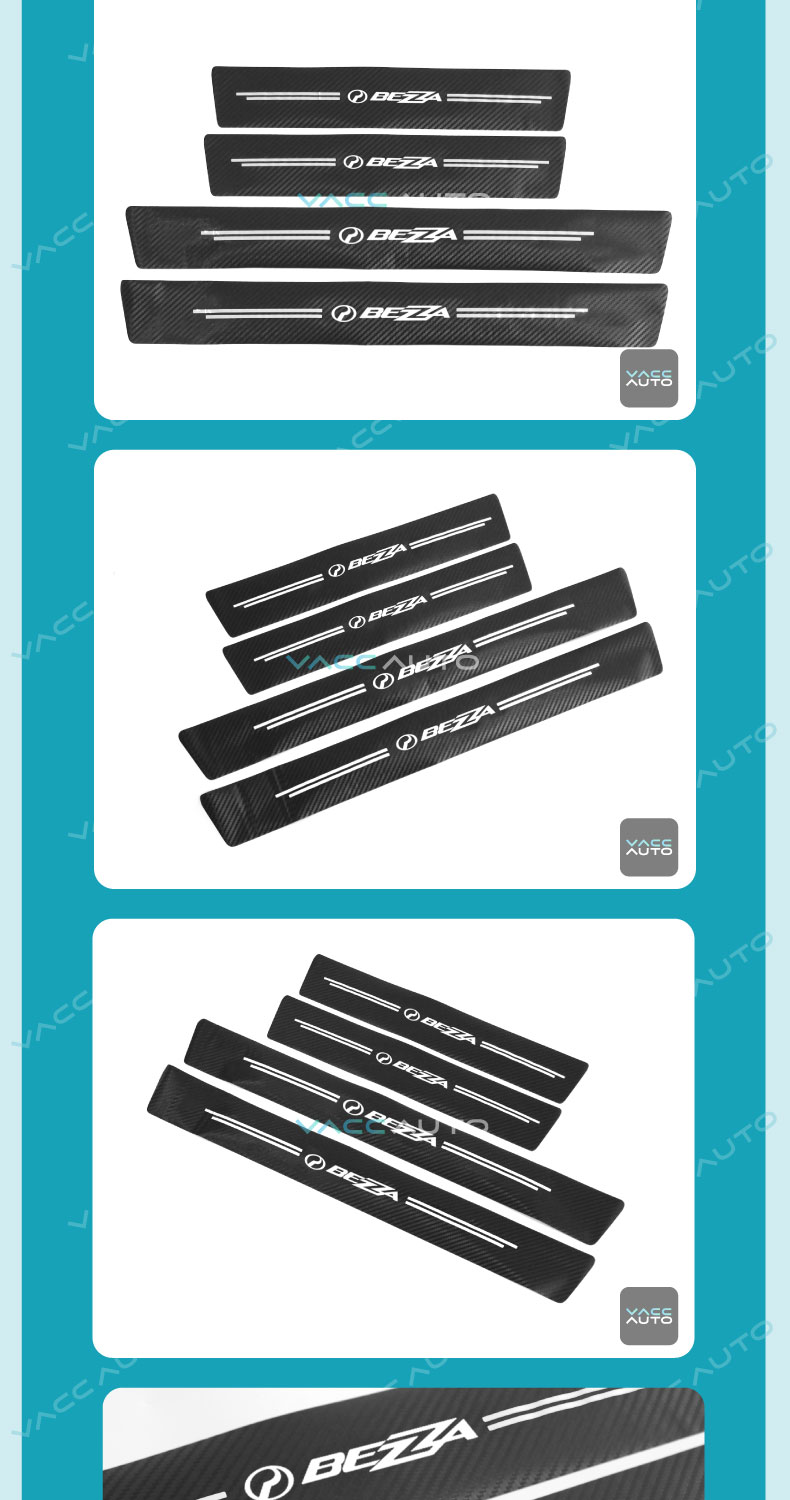 Perodua Bezza D63D 2016 - 2025 Door Step Sticker Protector Fit For ...