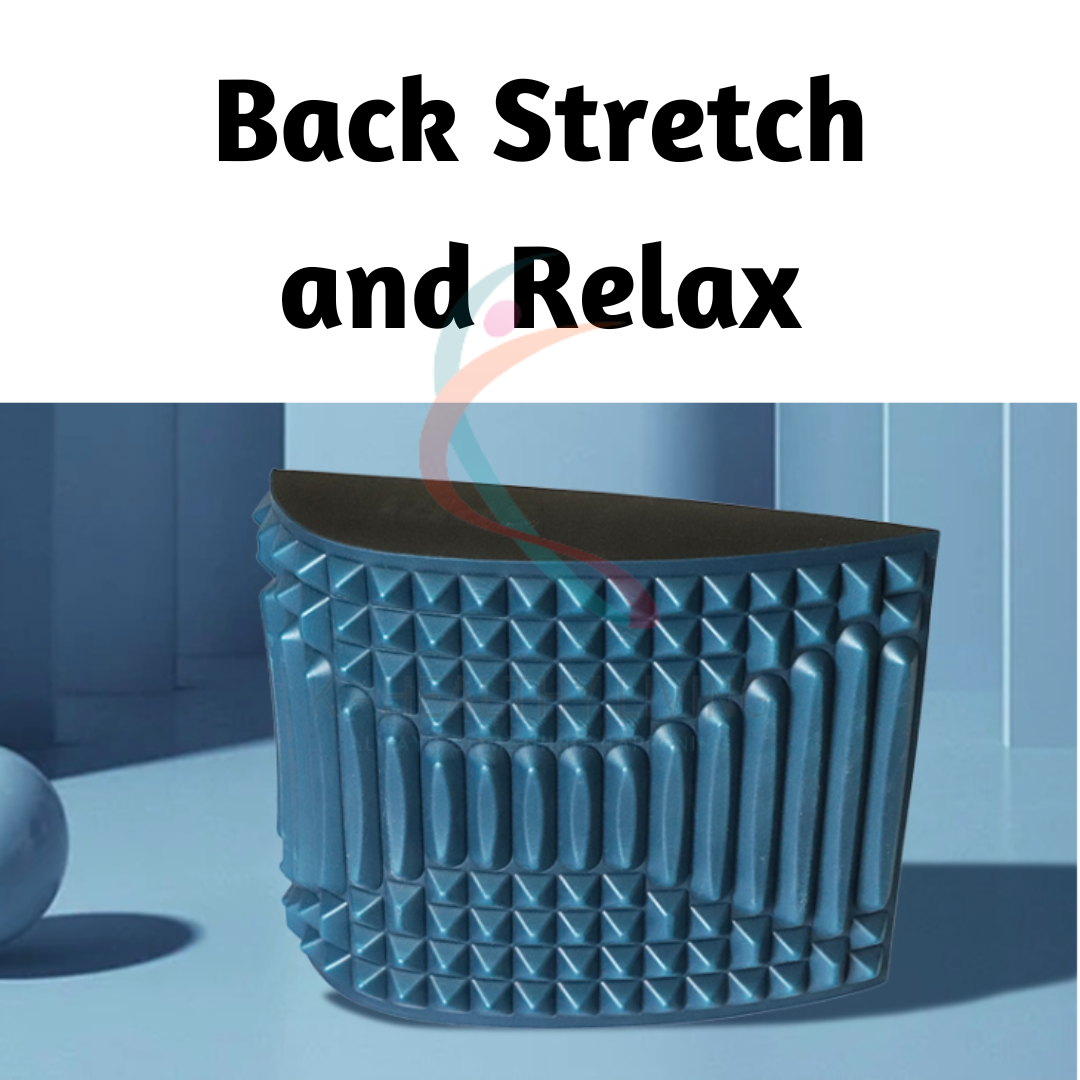 EVA Foam Back Massager Stretcher Pillow Fitness Lumbar Support ...