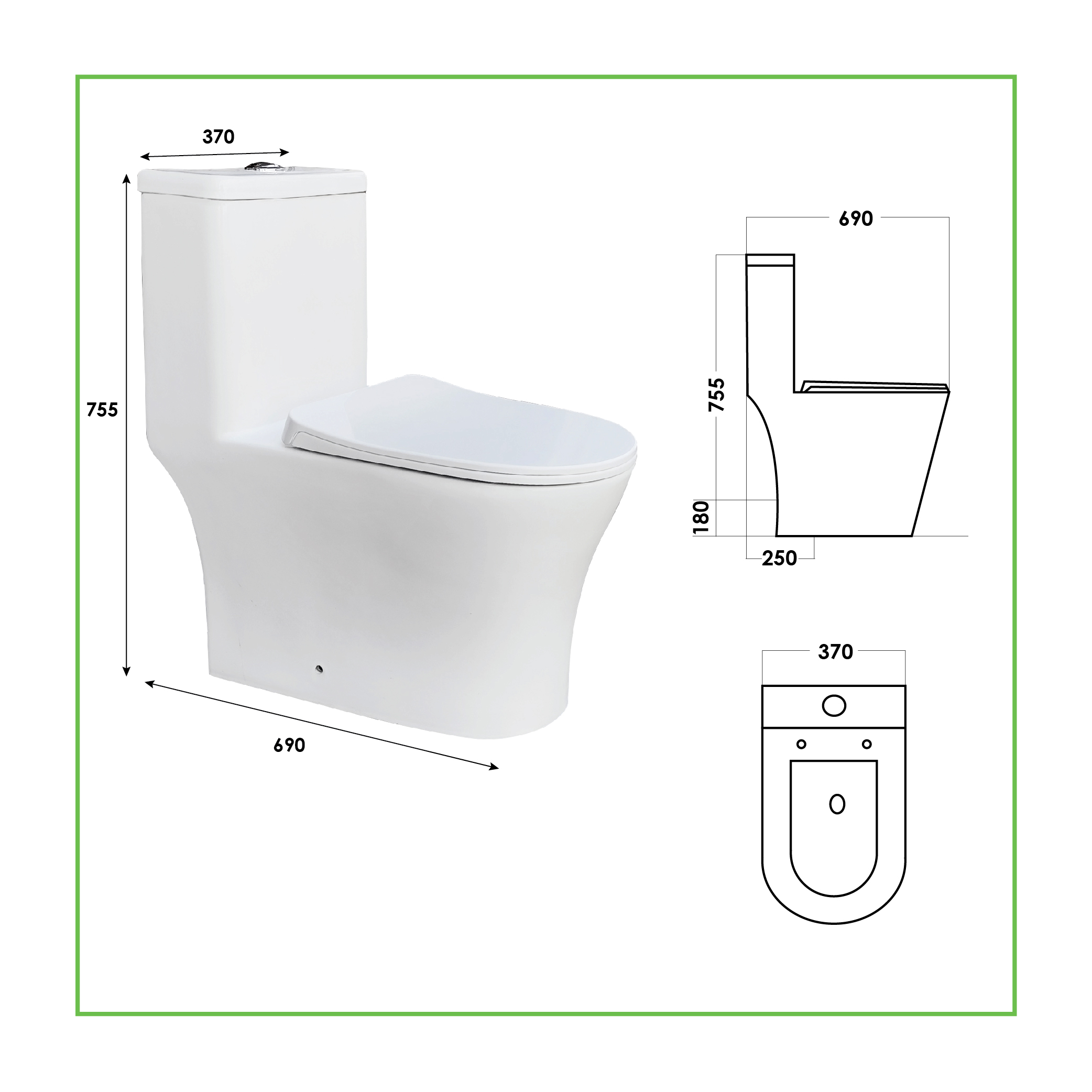 Sorento ONE PIECE WC Water closet jamban tandas with bidet seat cover ...