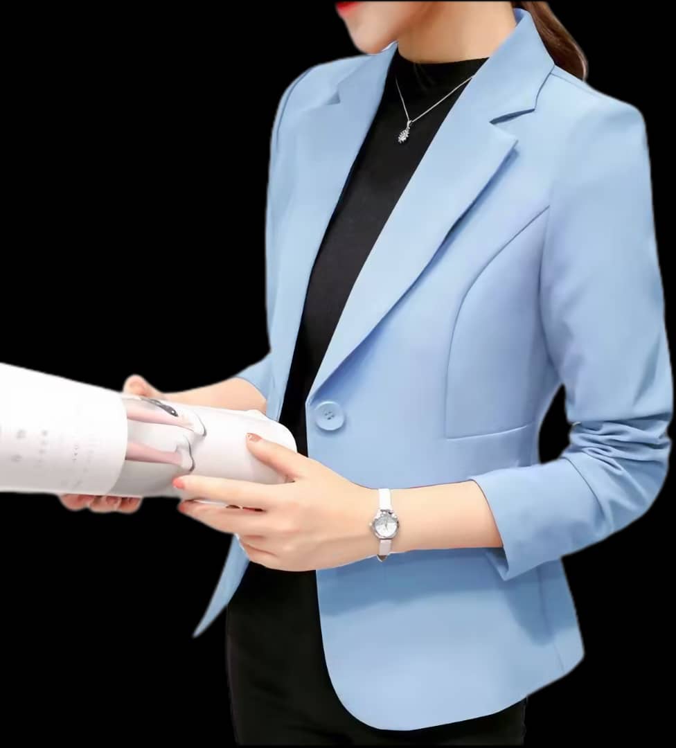 JJ COUTURE Blazer Formal Coat Jacket Perempuan Perkerjaan dan Formal ...