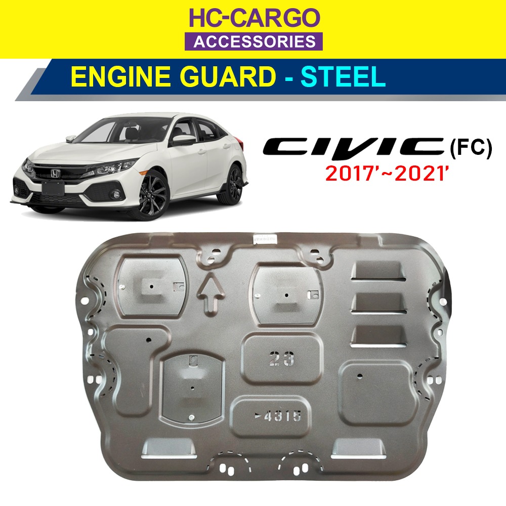 Honda Civic FC 2017 - 2021 Metal Shield Engine Guard Under Lower Cover ...