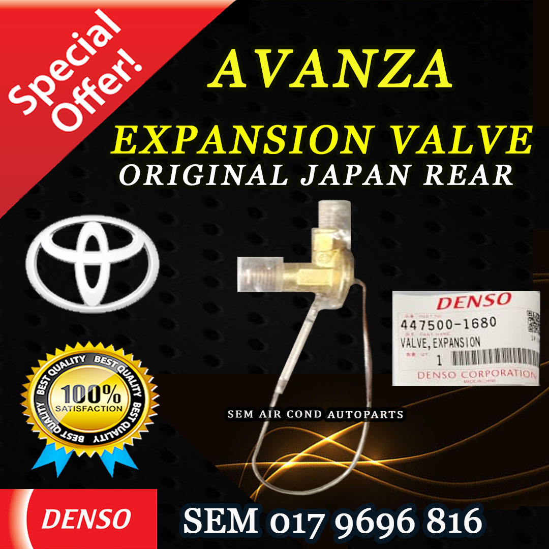 TOYOTA AVANZA 2006-2011 ORIGINAL DENSO 1680 REAR/ BELAKANG EXPANSION/ EXPENSION VALVE (CAR ...