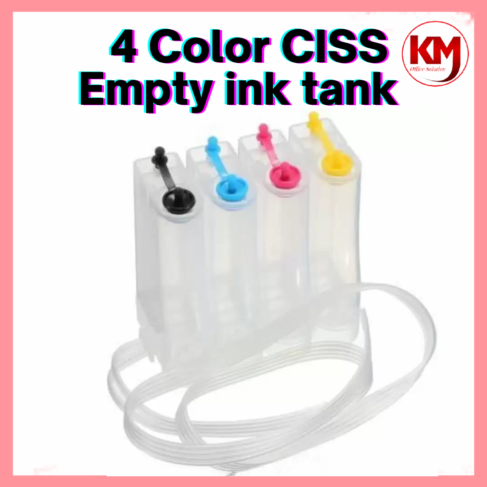 Empty Continuous Ink Supply System 4 Colors Ink Tank Diy Ciss kit ...