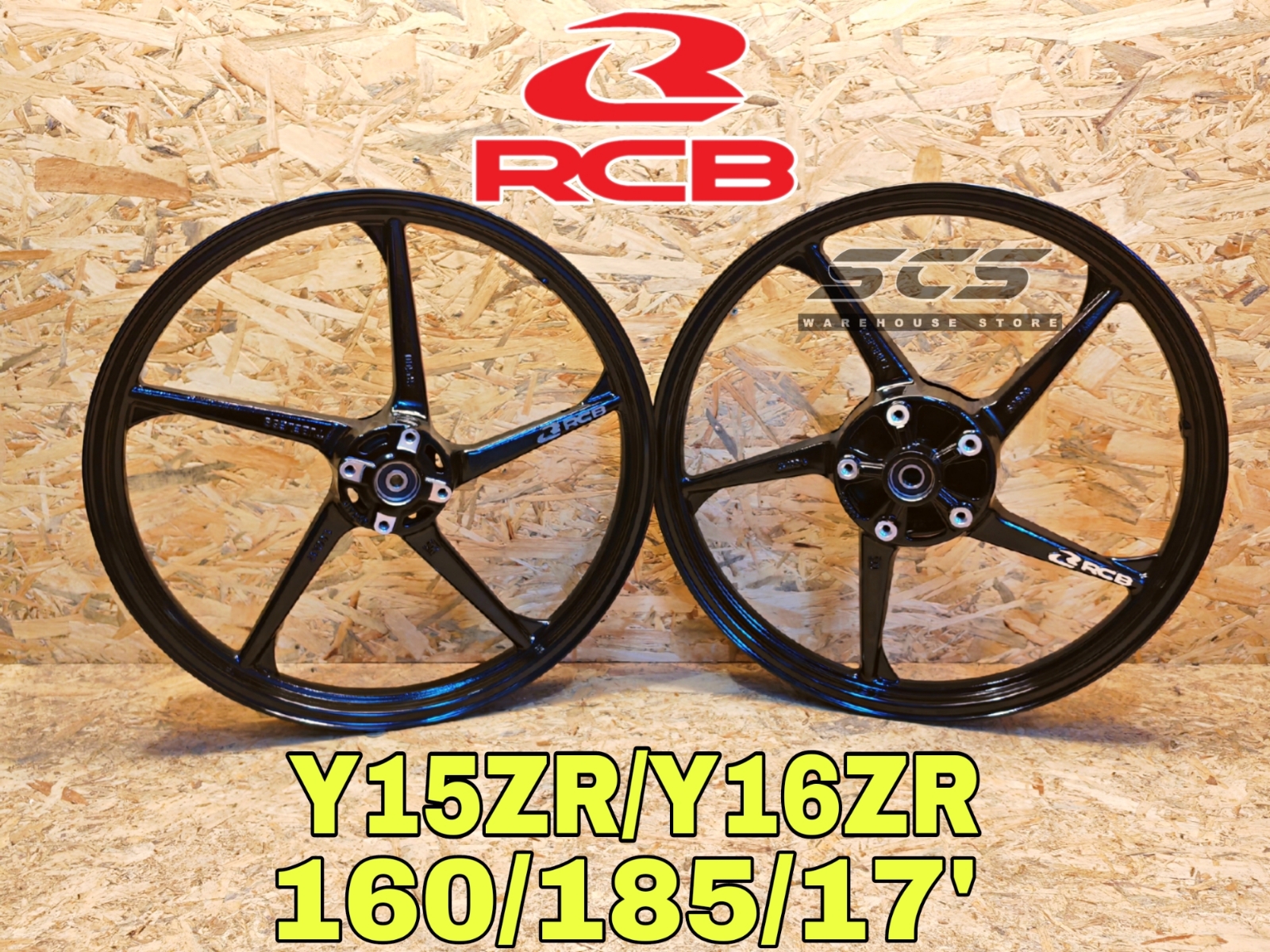 Yamaha Y15ZR Y16ZR SP500 RCB Sport Rim 160/185/17' Racing Boy YSUKU Y15 ...