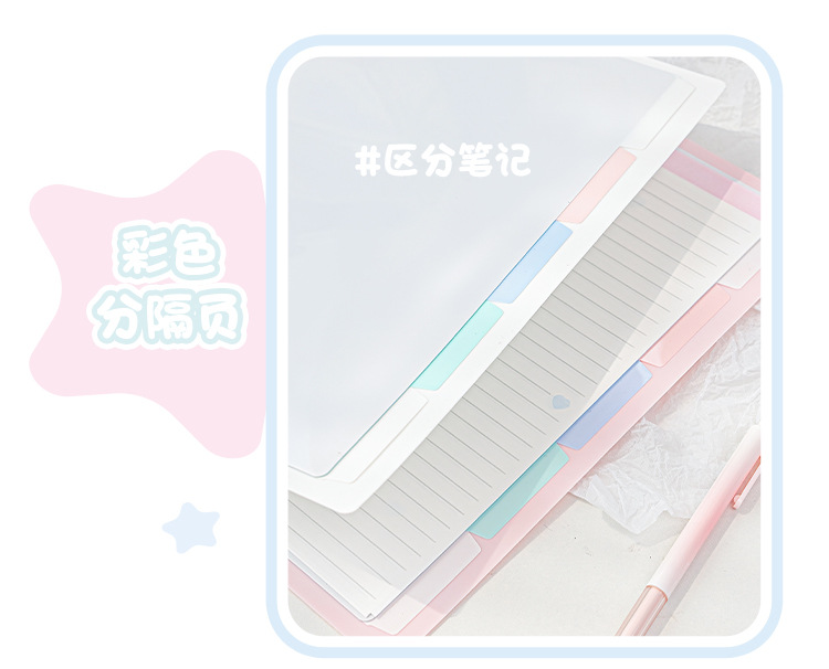 Rosy Posy Notebook Cute Book A5 B5 loose-leaf Notebook Line Pages ...