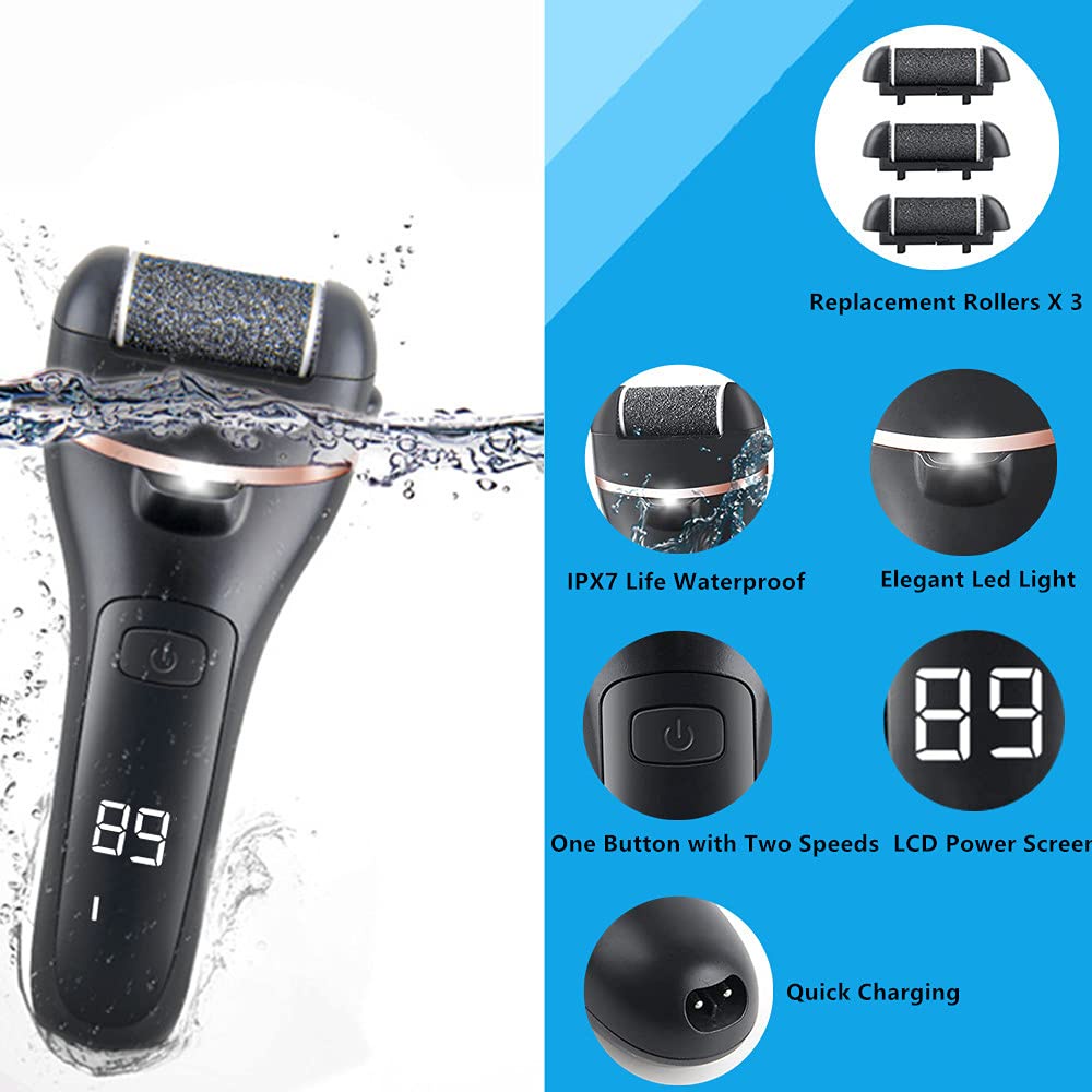 【24H】Callus Remover Foot Grinder Electric Callus Shaver Dead Skin ...