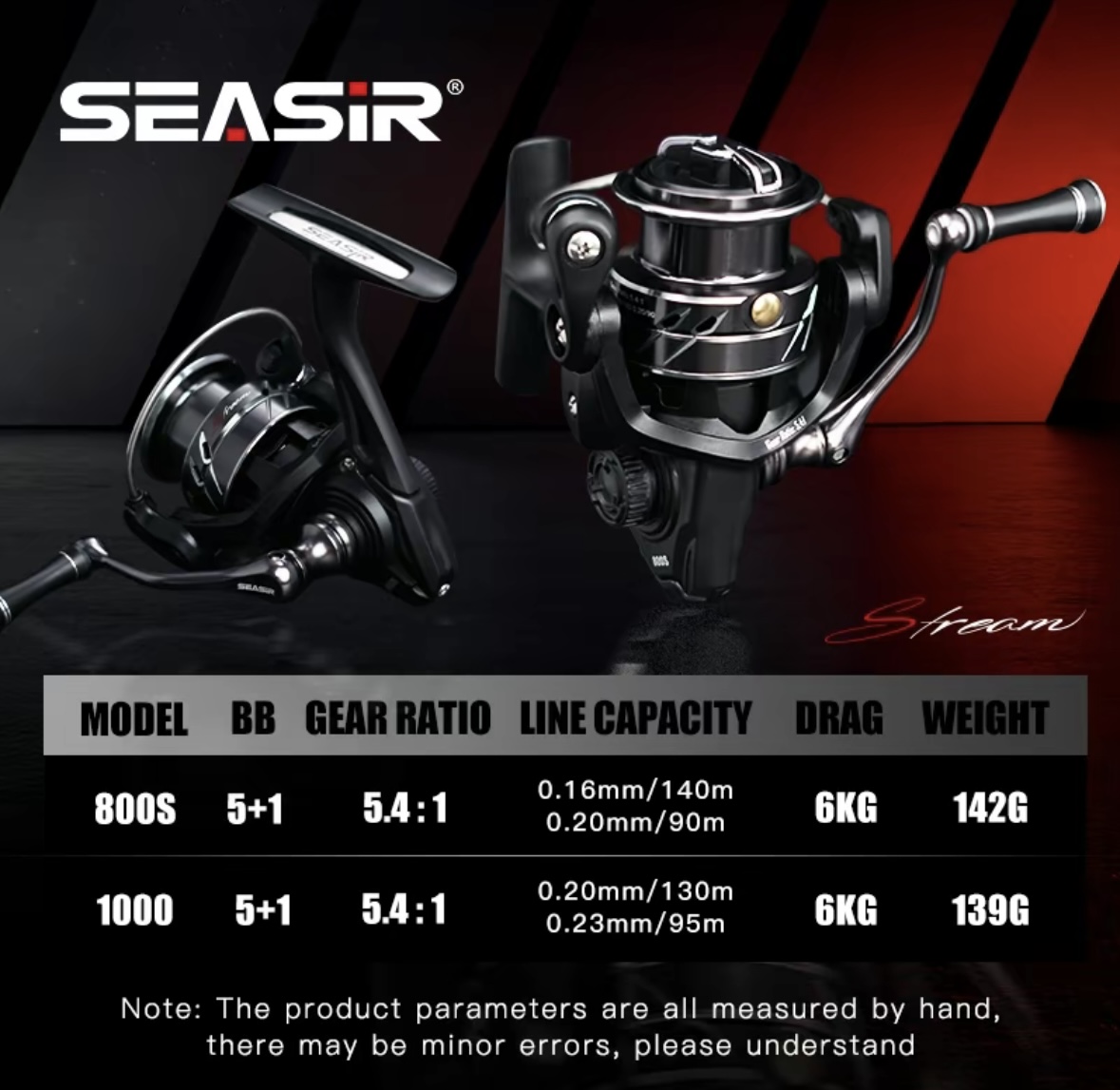 Rengitfisherman - Seasir Stream Ultralight Spinning Reel 800 and 1000 ...